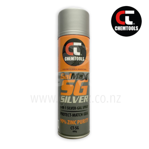 Chemtools GalMax NPR Silver Galvanising Paint 400G | Global Welding ...