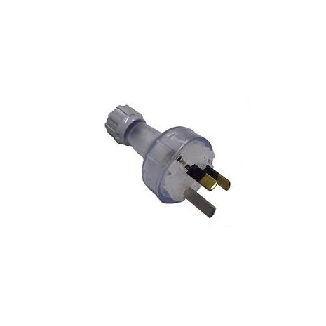 Plug Male Clipsal Clear 10A | Global Welding Supplies