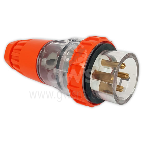Plug Volt 3 Phase 32 Amp Straight Male Connector | Global Welding Supplies