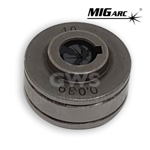 MIGarc Drive Roller 0.8-1.0mm V 25x35x8 with Keyway | Global Welding ...