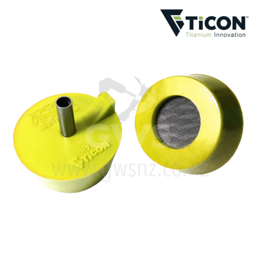 Ticon Silicon 2.5" Tube Yellow Purge Plug (Pair) | Global Welding Supplies