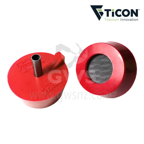 Ticon Silicon 2" Tube Red Purge Plug (Pair) | Global Welding Supplies