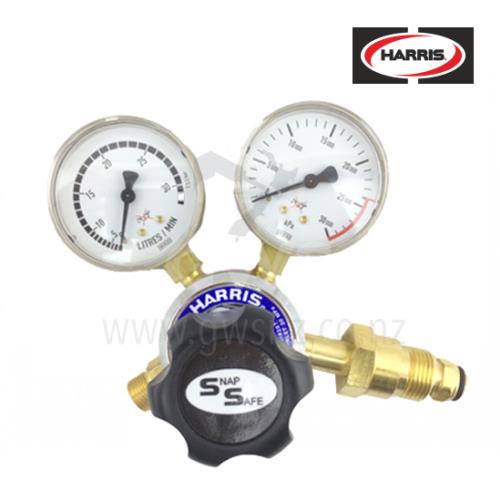Harris 801 Regulator Argon Mig Twin Gauge 0-30LPM | Global Welding Supplies
