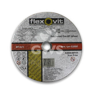 Flexovit Inox Cutting Disc 230 x 22 x 2.5mm Width | Global Welding Supplies